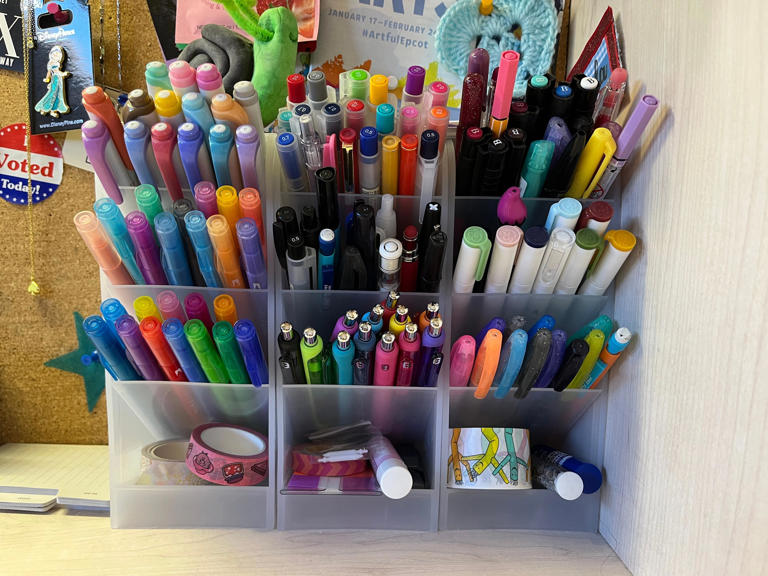 I use a $16 organizer to store my massive collection of bullet ...