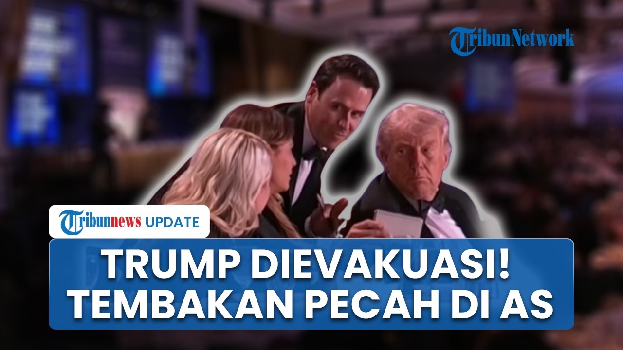 Detik-detik Presiden AS Donald Trump panik dan dievakuasi saat tembakan ...