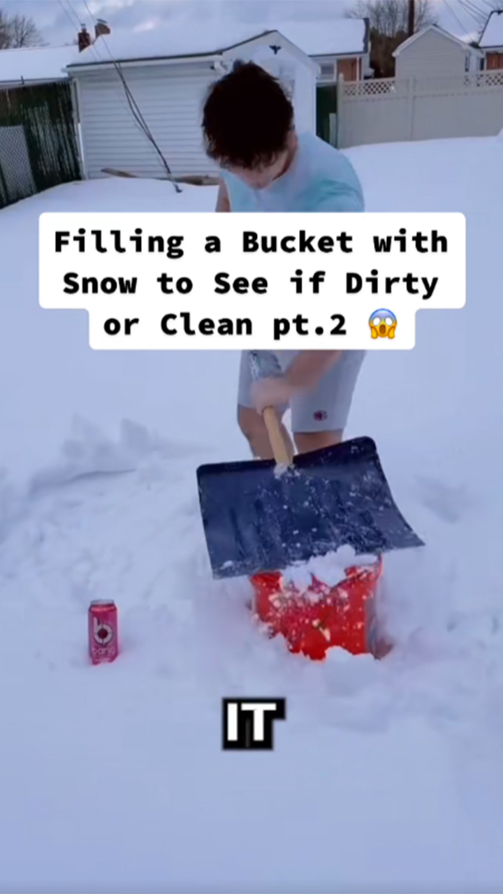 I melted snow to see if it’s safe and the results shocked me