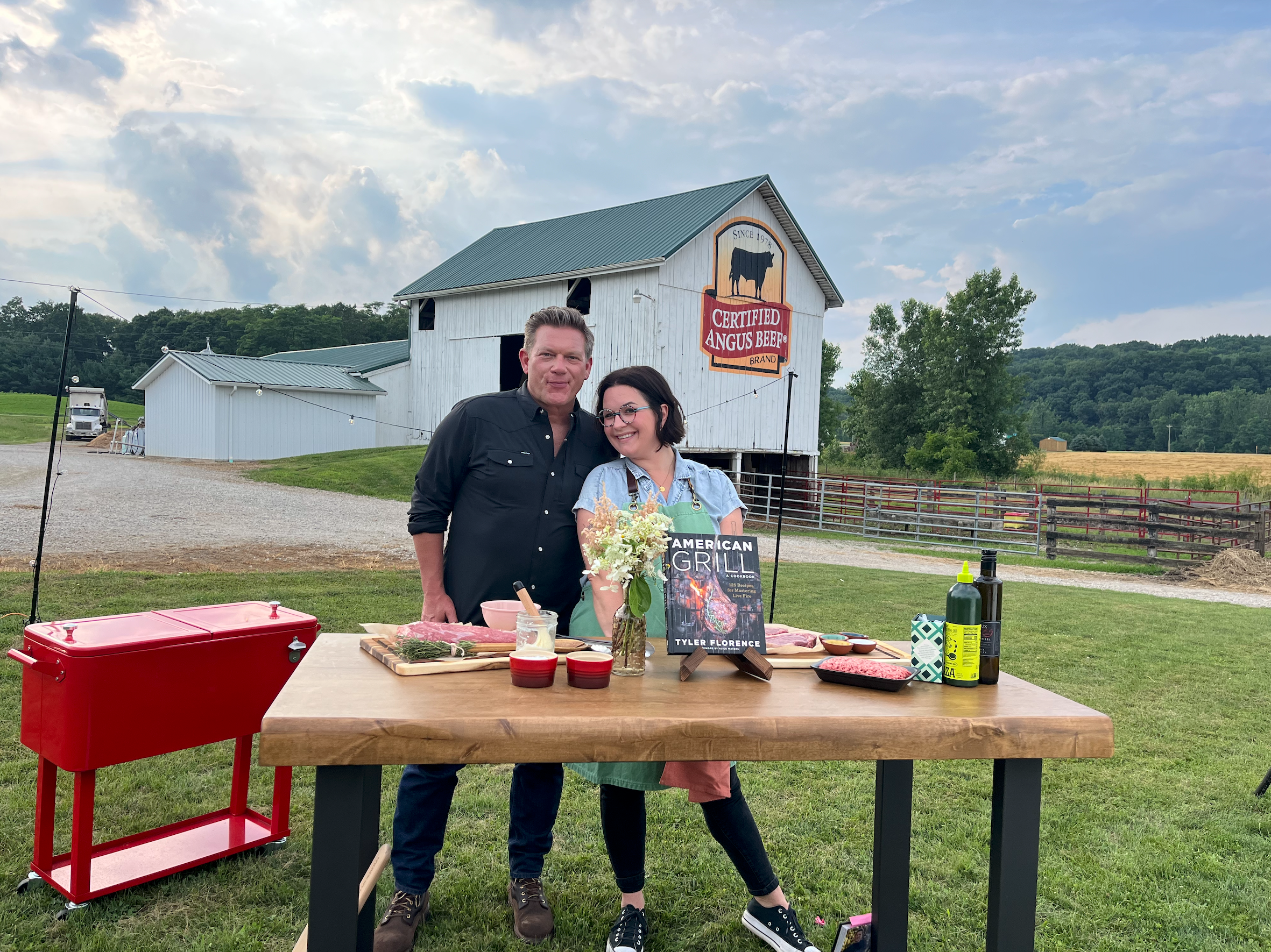 Tyler Florence spotlights sustainable beef during Ashland farm visit
