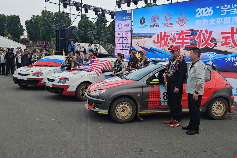 Ralli: Jussi Välimäki ajoi Kiinassa palkintopallille