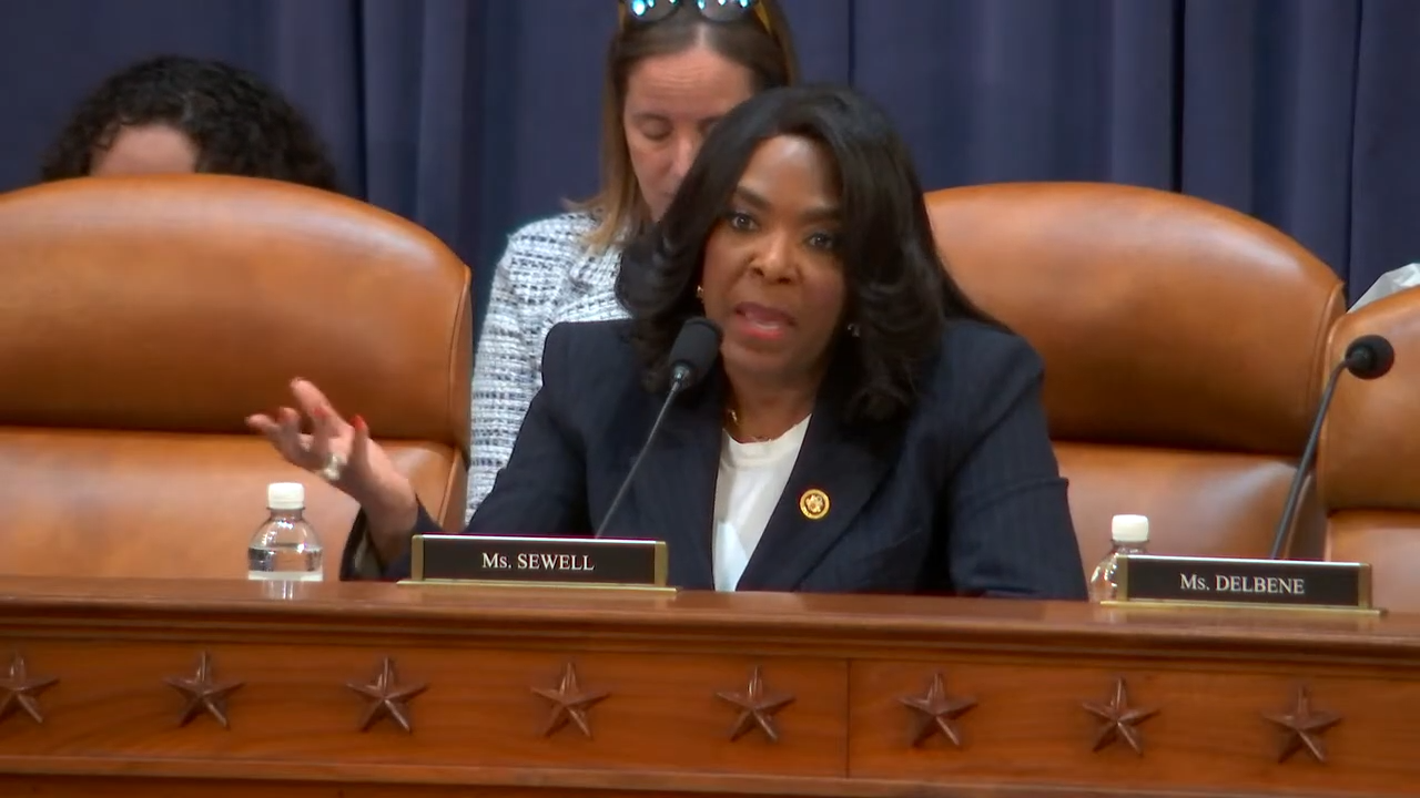 'It's on the news': Terri Sewell confronts Jamieson Greer on Trump's ...