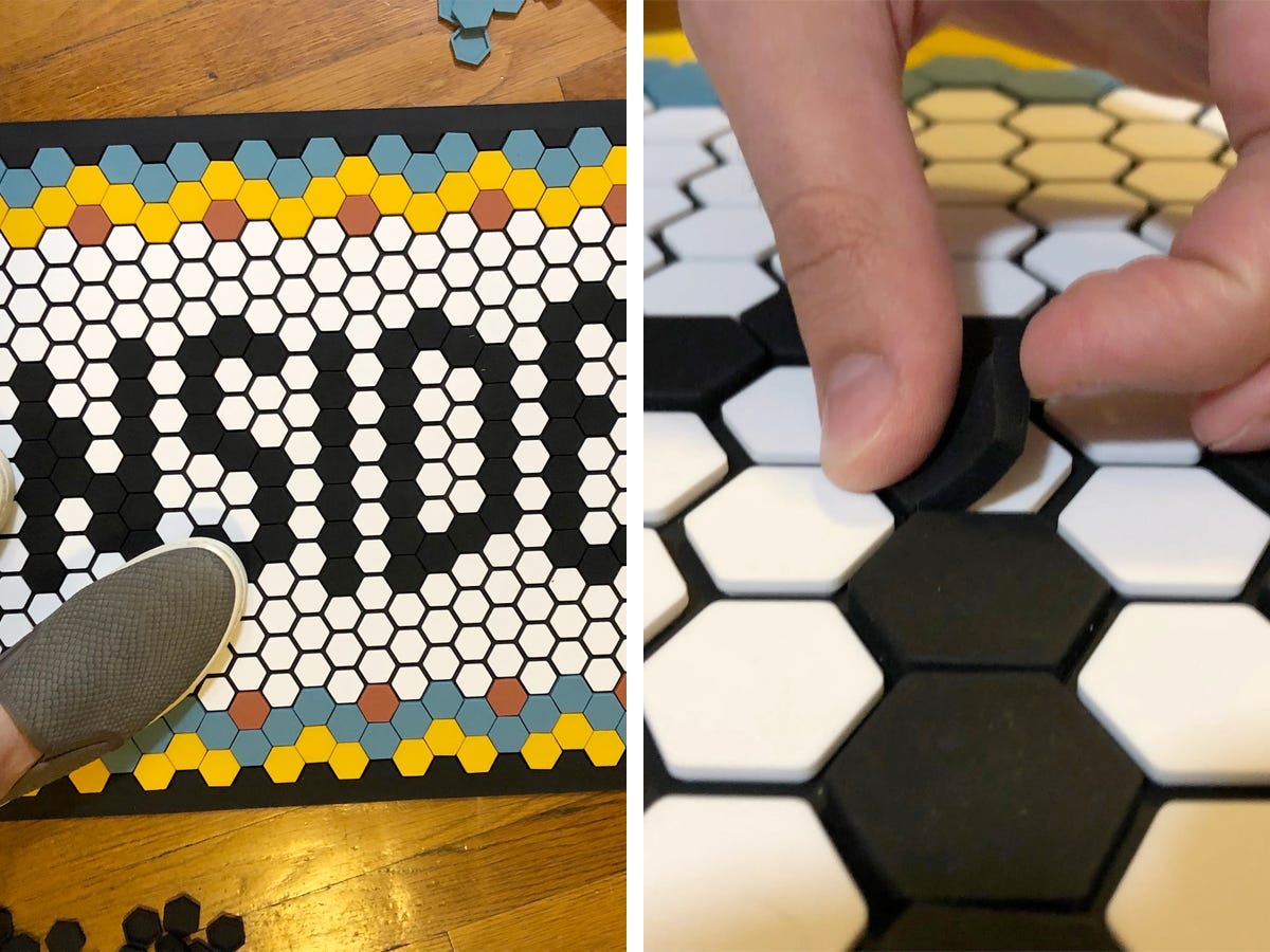 This bright, customizable doormat is all over social media, and it's my ...