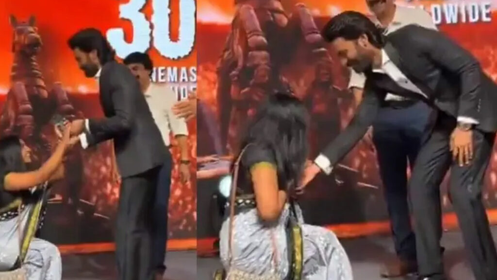 Dhanush | ధ‌నుష్ ఫ్యాన్స్ గ‌ర్ల్ మూమెట్ వైర‌ల్.. మోకాళ్ల మీద కూర్చొని..