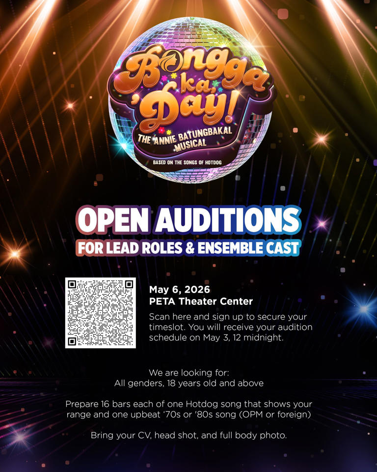 ‘Bongga Ka Day!’ musical announces auditions