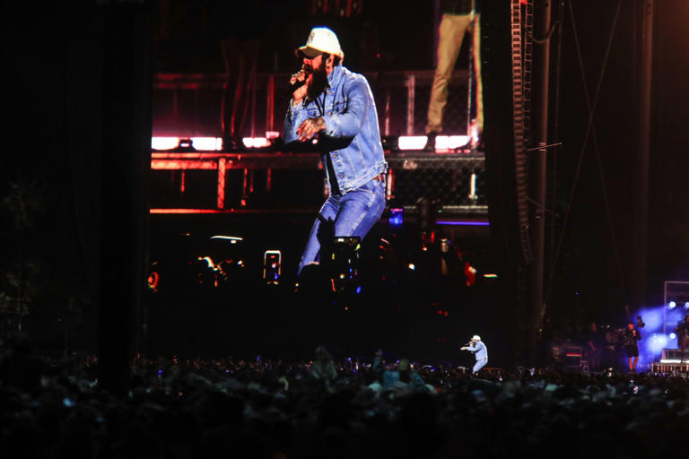 Post Malone ends Stagecoach 2026 set with fiery pro-war anthem