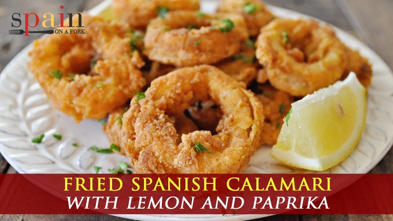 Fried calamari with Spanish paprika and lemon: Crispy seafood recipe