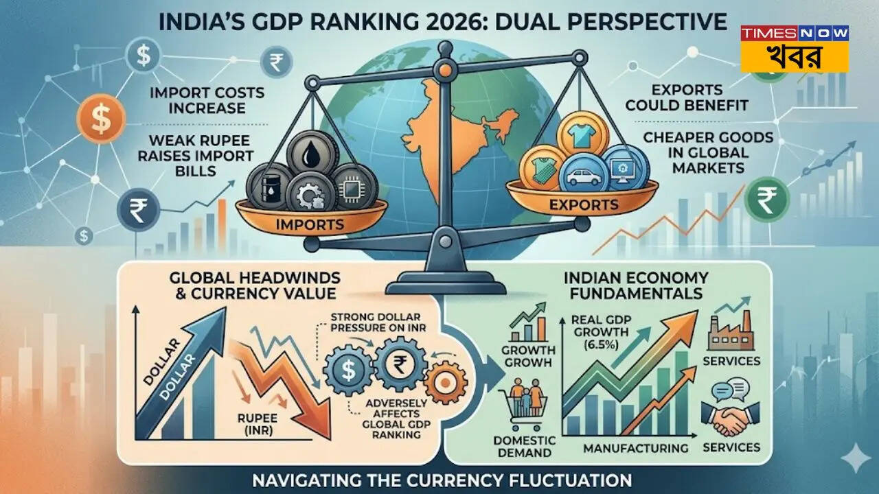 Explainer : জিডিপি বাড়লেও র‍্যাঙ্কিংয়ে পিছিয়ে ভারত! নেপথ্যে কোন কারণ?