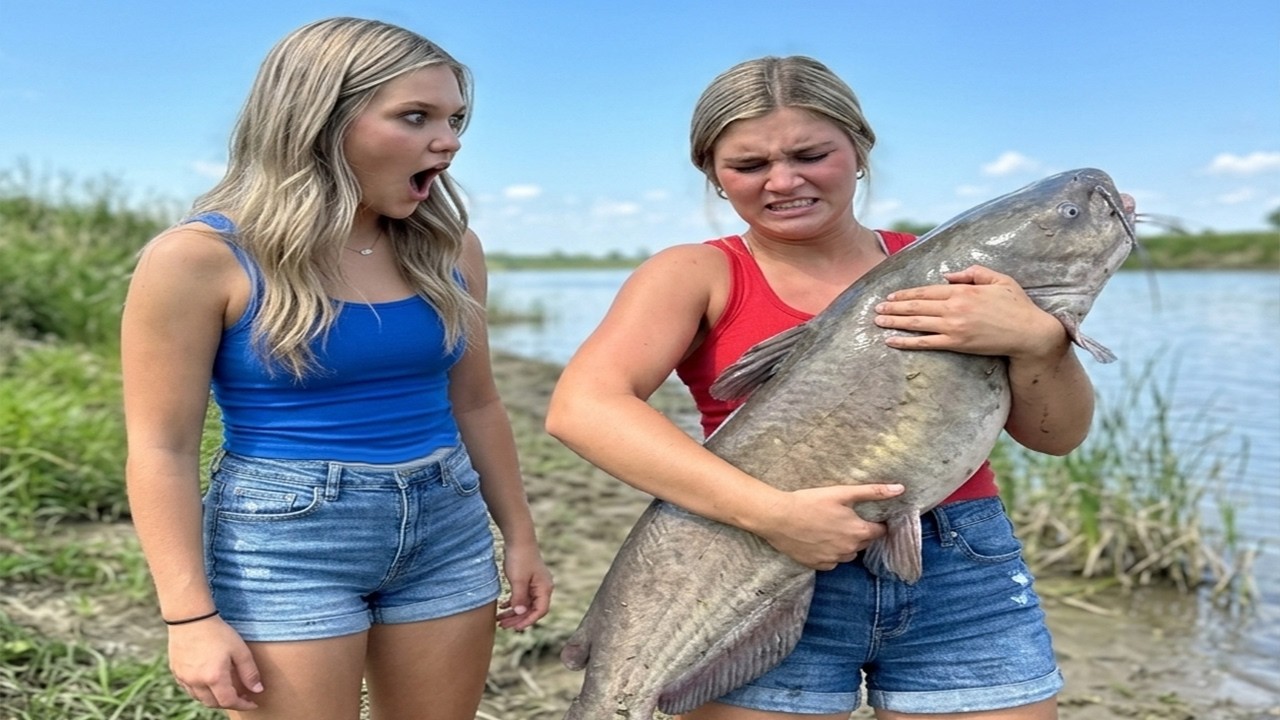 Caught a river monster