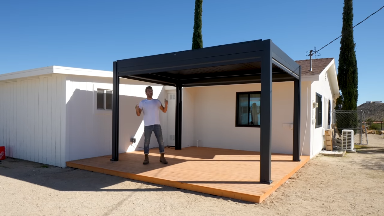 The neighbors installed a pergola... that was a mistake