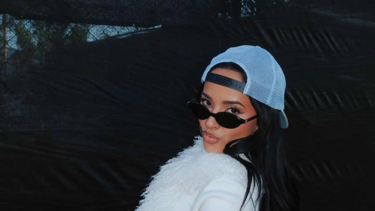 Singer Becky G is causing a sensation with this split and sequined look