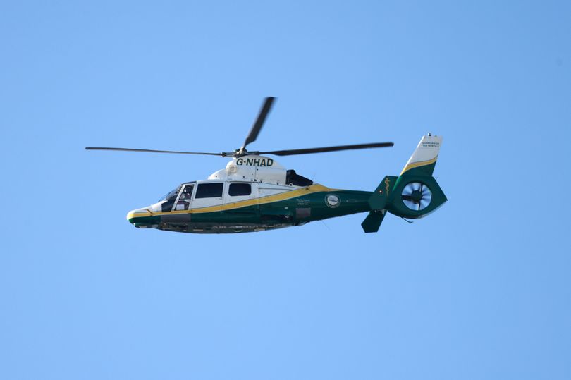 Air ambulance lands in Whitley Bay with patient taken to hospital after ...