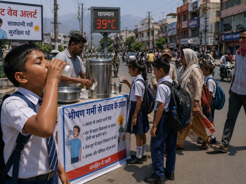 लू के कहर से उत्तर भारत बेहाल, नैनीताल में बदला स्कूल टाइम, बच्चों की ...
