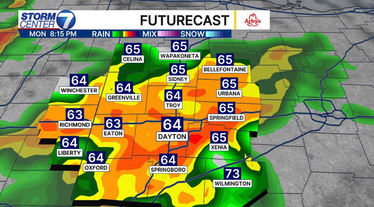 Strong to severe storms may impact the Miami Valley late Monday into ...