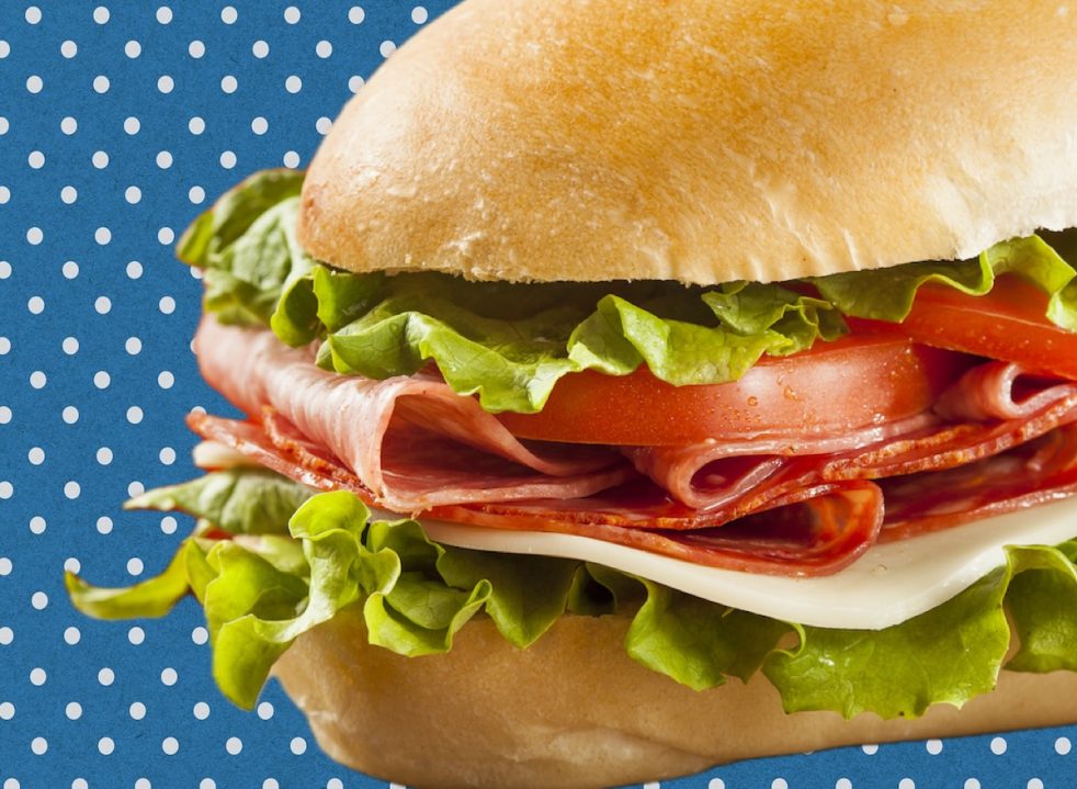 5 sub chains famous for subs stuffed wall-to-wall with salami and provolone