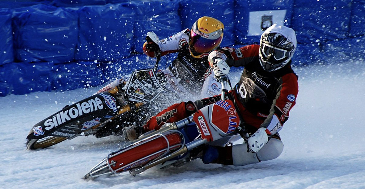 In the world of ice racing, every lap is a fight for survival