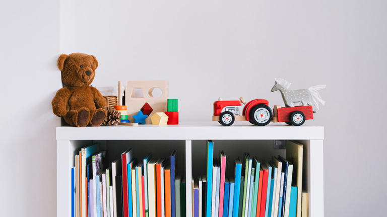 Turn old children's books into a stunning vintage gallery wall