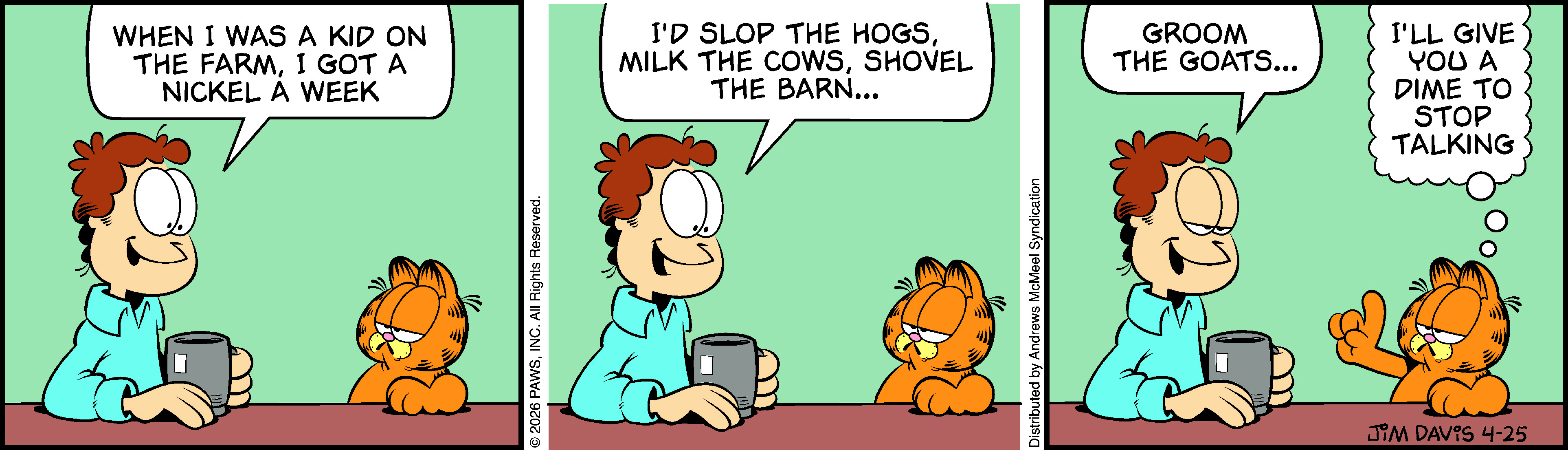 Garfield by Jim Davis