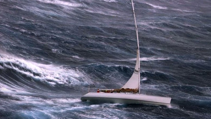 A 100-foot wall of water turned a yacht race into a rescue mission