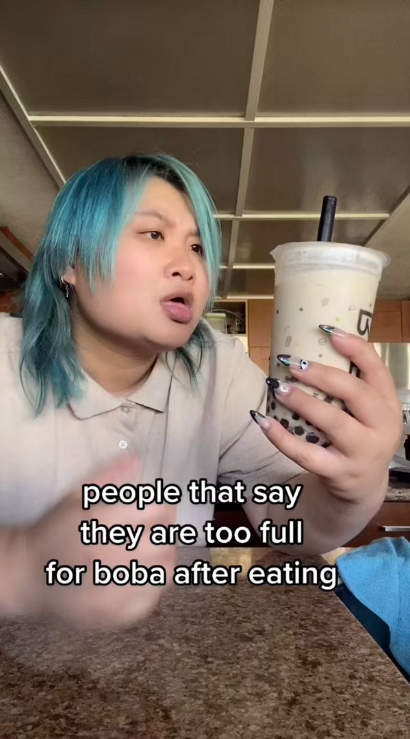 Always room for boba funny relatable bubble tea moment