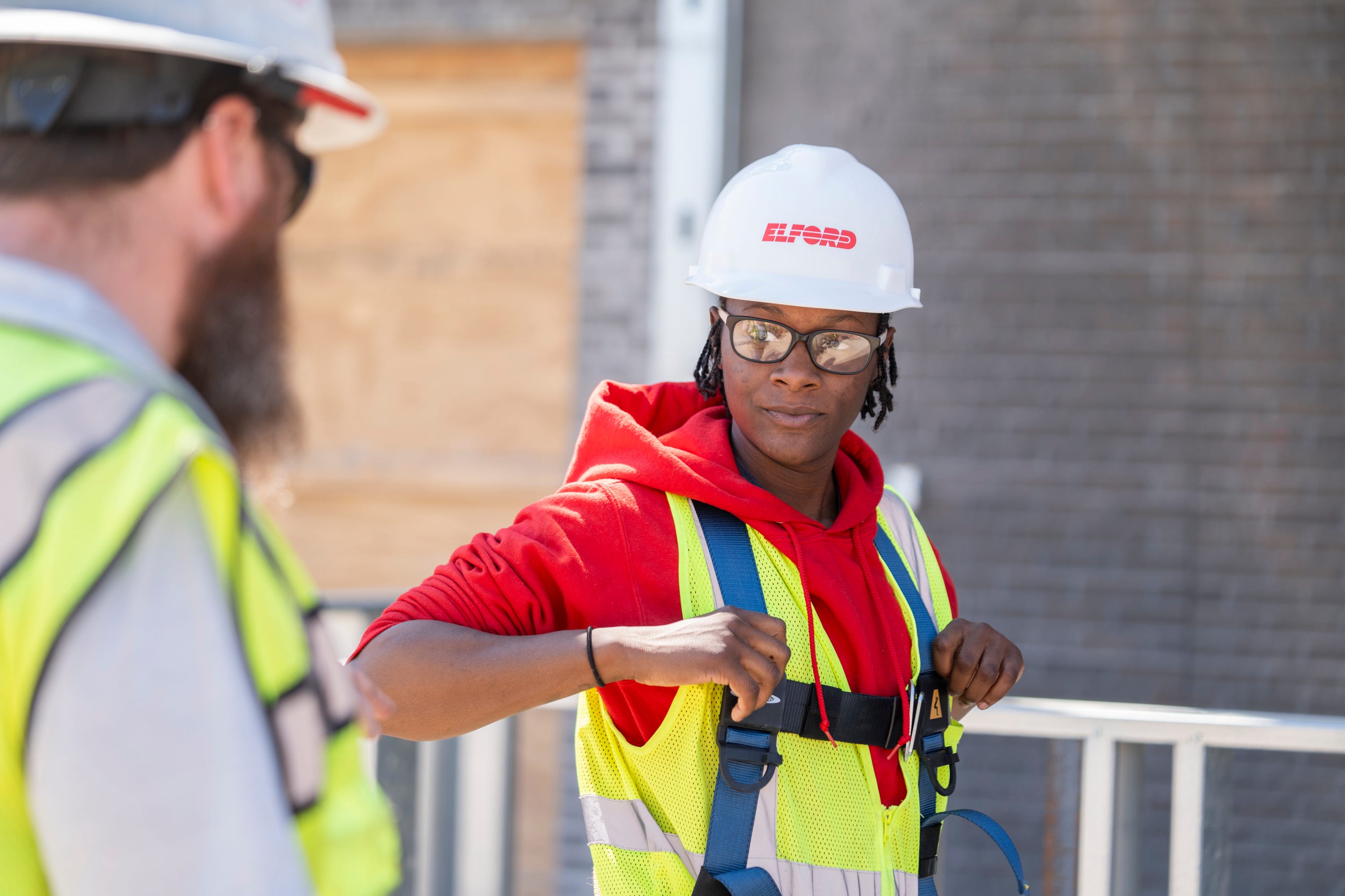 Columbus teen helps build community center, construction career