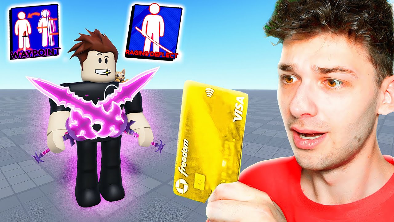 I spent 43,000 Robux in Blade Ball