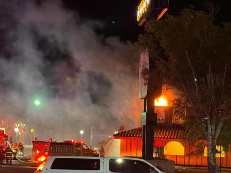 Fire breaks out at South of the Border taco restaurant
