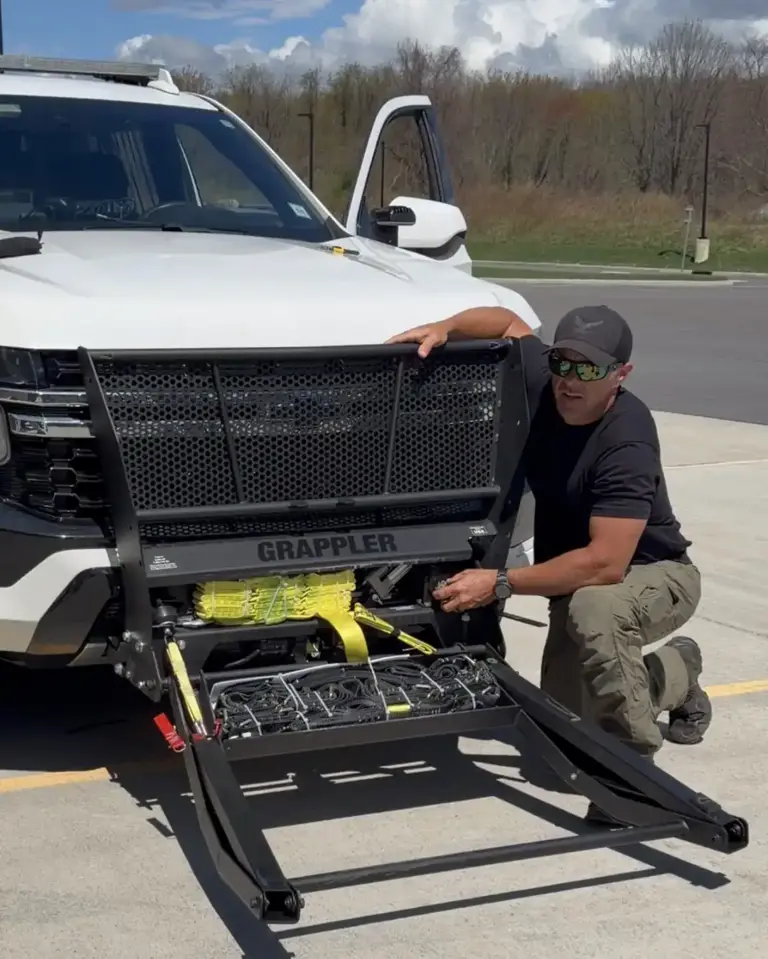 'The Grappler': Sheriff unveils new tool that can stop fleeing suspects ...