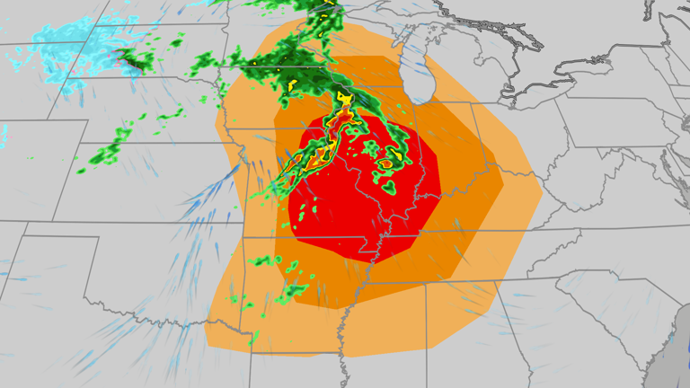 Deadly severe weather outbreak pushes east; strong tornadoes, large ...