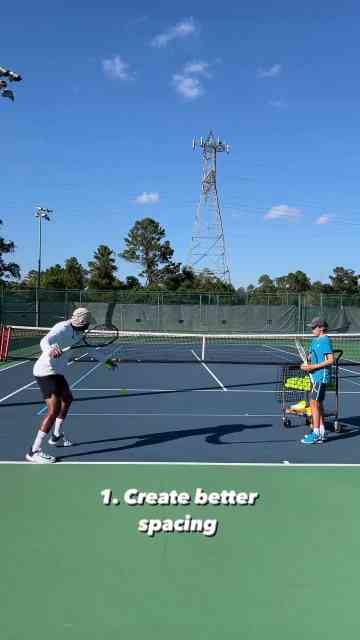 Drop step run around forehand tennis footwork breakdown