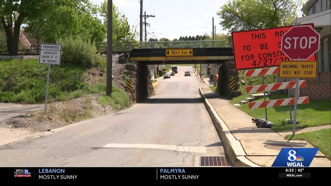 Frequently struck Seven Valleys bridge shuts down for repairs
