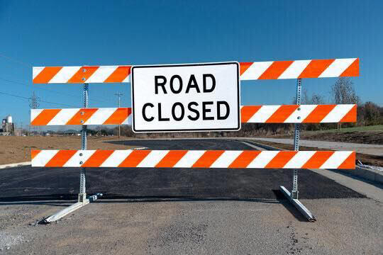 Portion of First Street closed in Jackson for repairs
