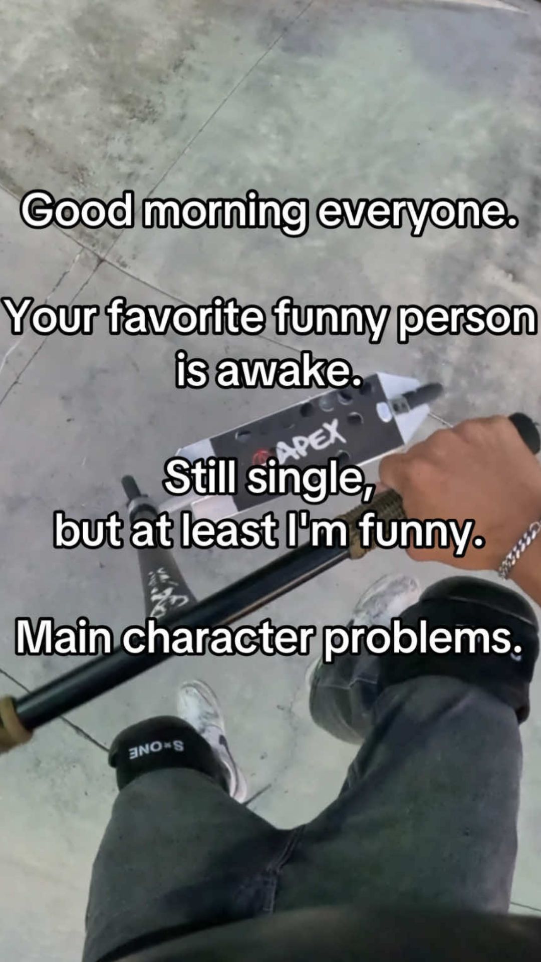 Funny scooter POV clip about being single goes viral