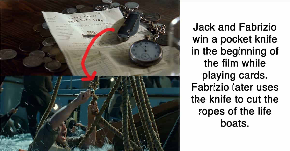 Small but poignant details from 'Titanic'
