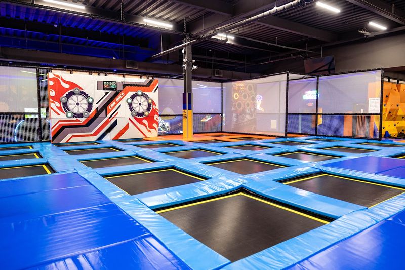 This 8,000 square foot arcade and trampoline park in Massachusetts ...