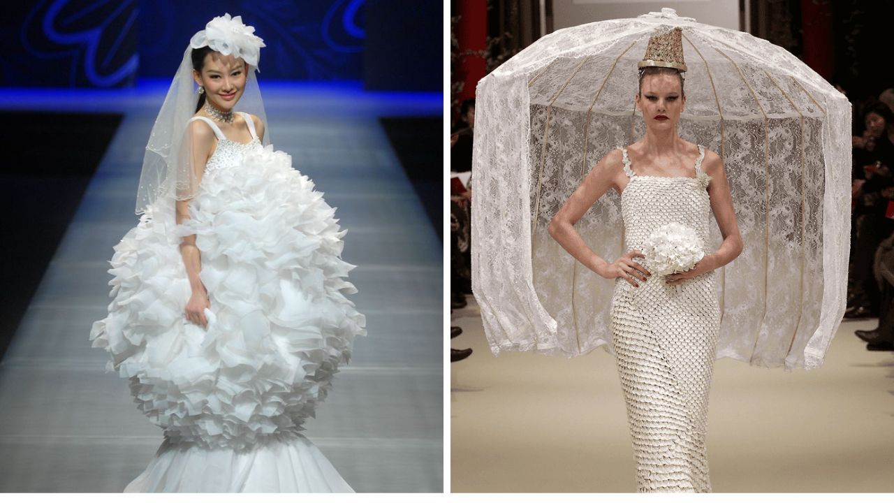 Bizarre wedding dresses that stole the spotlight in the worst way