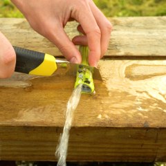 Garden hose holder DIY!