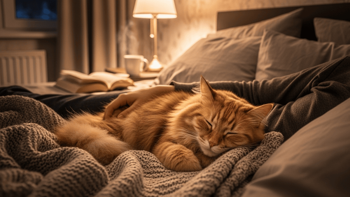 7 reasons your cat sleeps with you every night, according to veterinarians