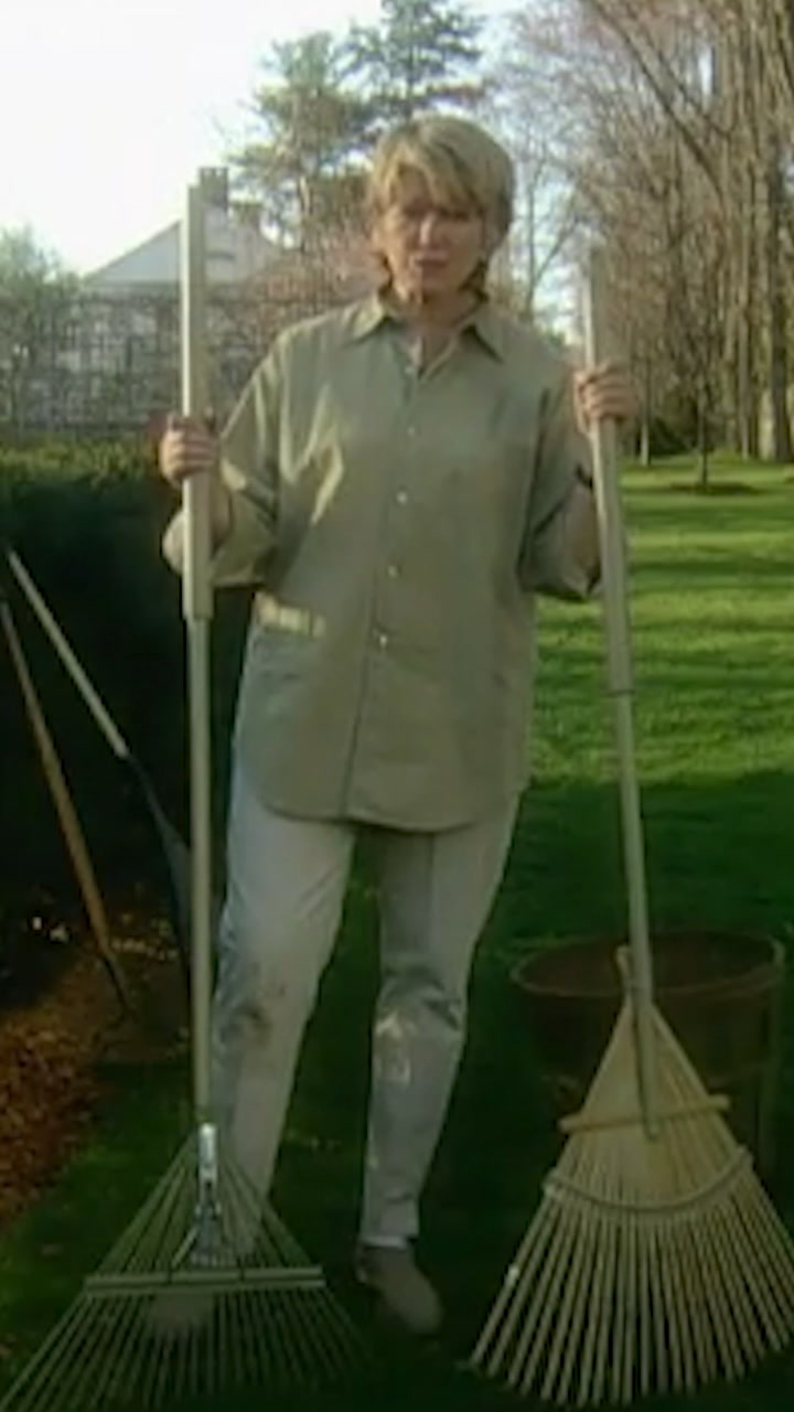 Martha Stewart on spring rakes for the garden
