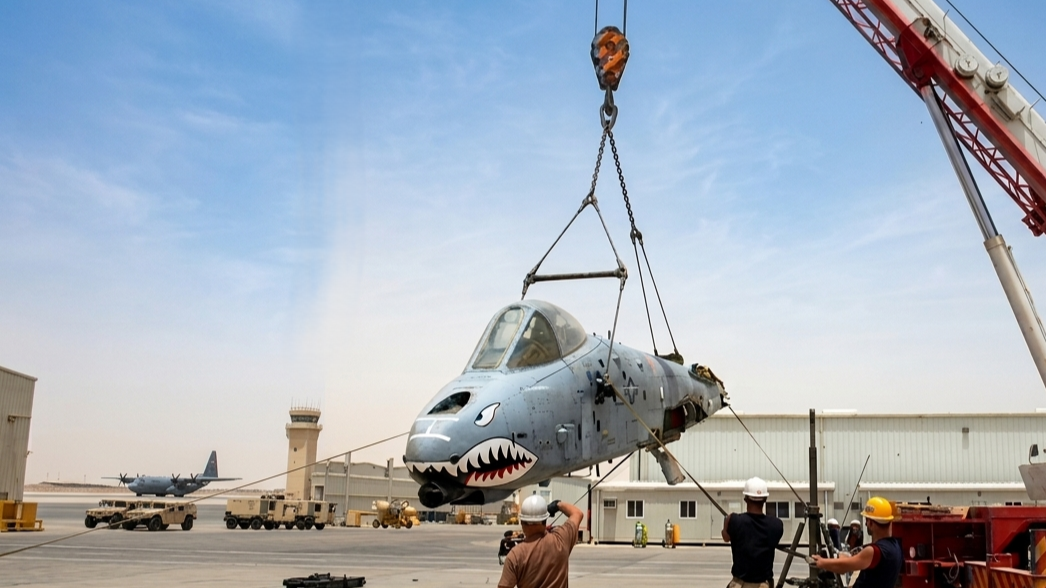 Her plane was hit near Iran - this is what’s left of it