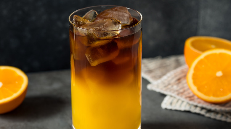 Forget milk and make your next iced coffee with orange juice