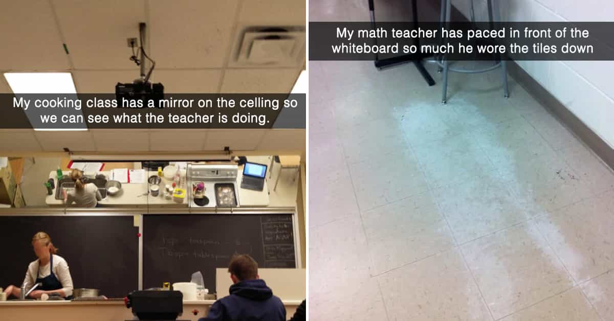 Unique things teachers did in school