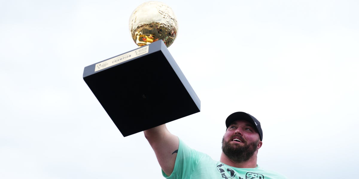 Mitchell Hooper wins World’s Strongest Man title for second time