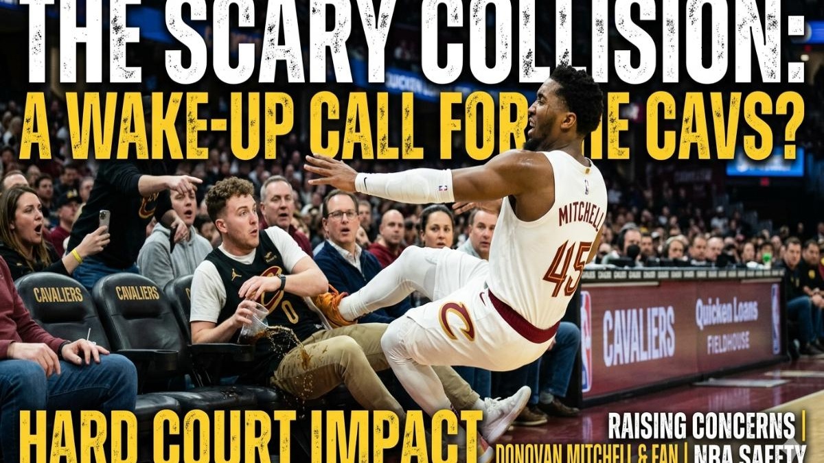 Donovan Mitchells Scary Fan Collision Raises Concerns Was It a Wake-Up ...