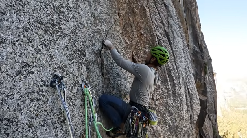 A rare free ascent in Yosemite