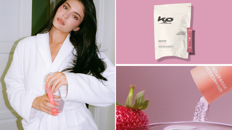 Kylie Jenner debuts on-the-go hydration drink mix for glowing skin at iHerb