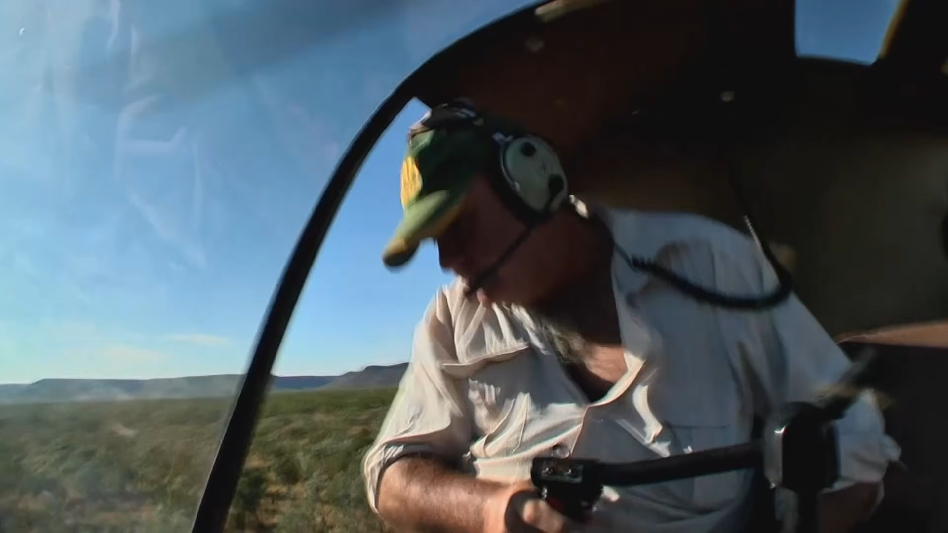 They feared the worst for the missing cowboy - then the helicopter flew ...