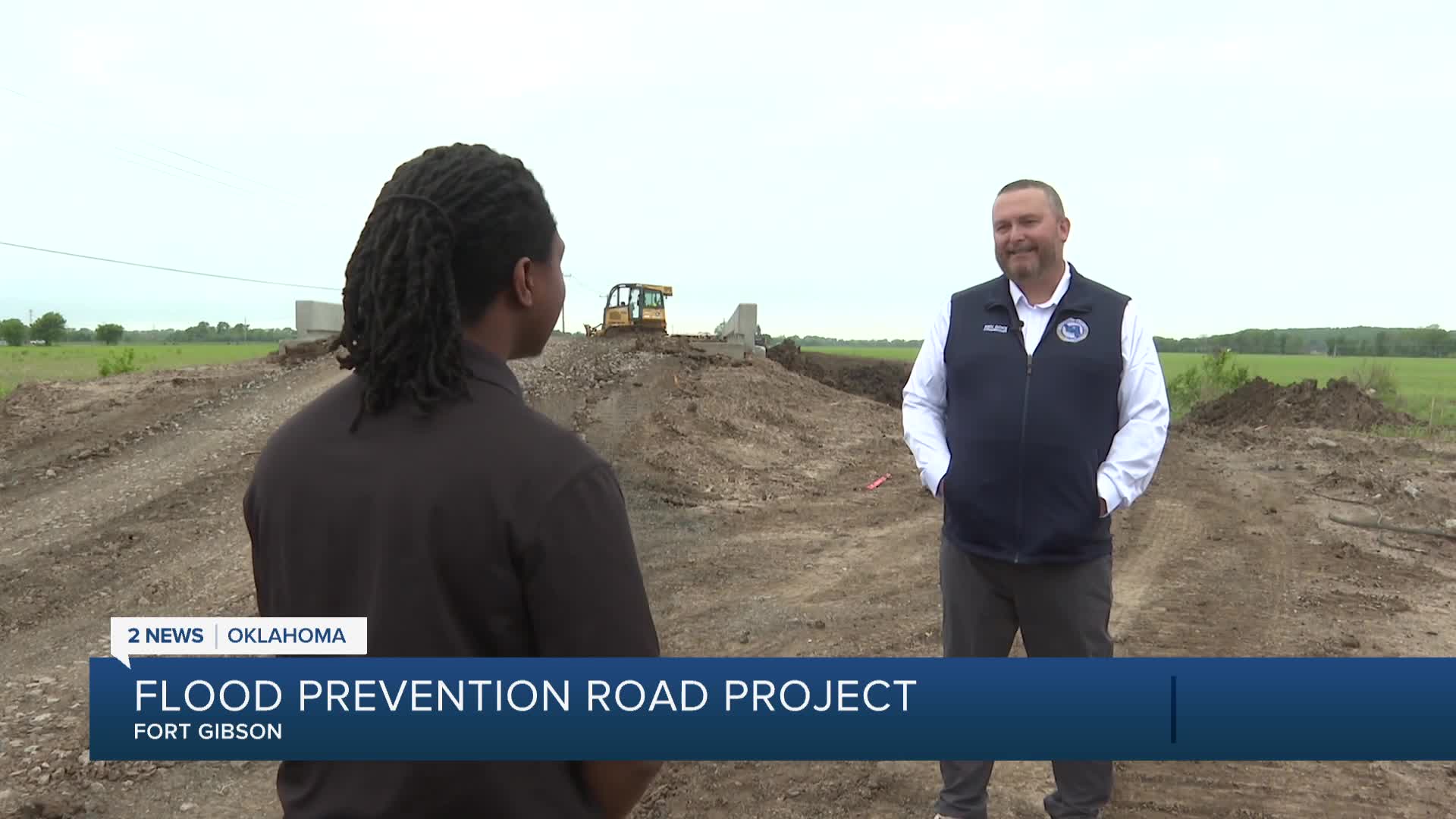 $10M road project underway in Fort Gibson after 2019 flood damage
