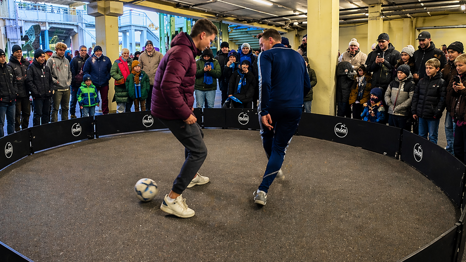 This easy nutmeg move shocked the crowd instantly