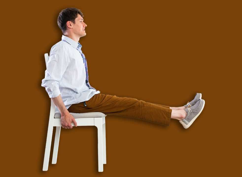 I'm a trainer and here are 5 chair exercises that restore leg strength ...
